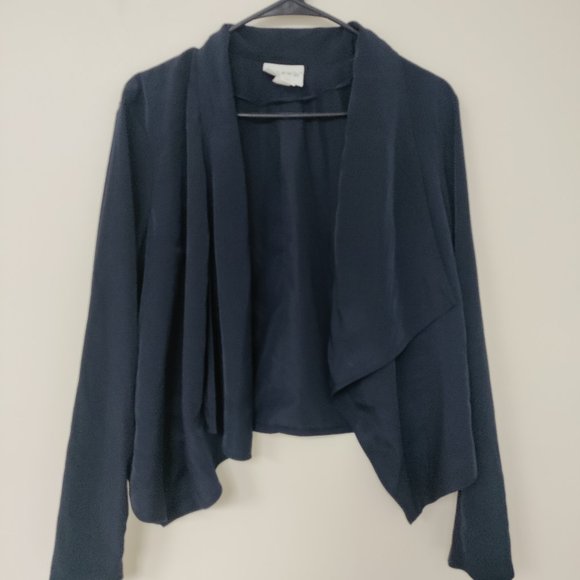 Jackets & Coats | Pure Energy Womens Navy Blue Flowy Jacket | Poshmark